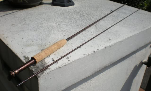 Ultralight Fly Fishing • BROWN unsanded fly rod