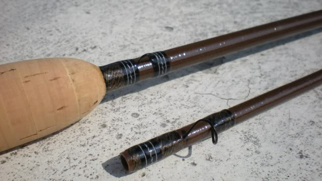 Ultralight Fly Fishing • BROWN unsanded fly rod
